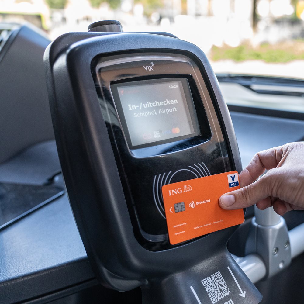 OVpay: checking in and out with your debit card